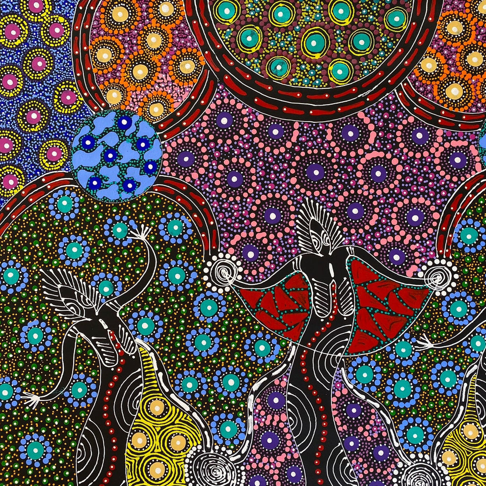 COLLEEN WALLACE NUNGARRAYI (NUNGARI) - Dreamtime Sisters – Altyerre ...